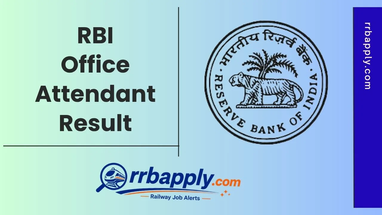 RBI Office Attendant Result 2026 (OUT), Check OA Results & Cut Offs ...